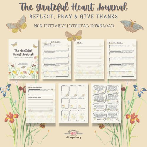 The Grateful Heart Gratitude Journal Bundle – Printable | Digital ...