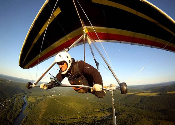 hang gliding fly
