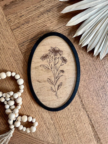 Oval Floral Wall Decor15Rustic Raleigh