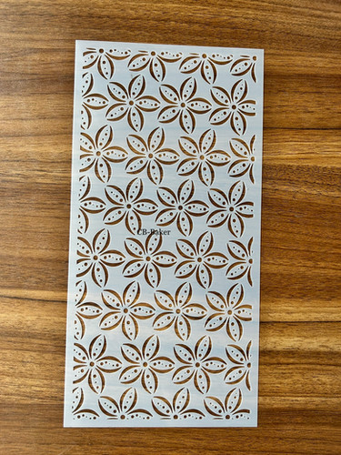 Stencil Floral | CBBAKER