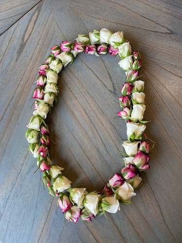 Double Spray Rose Lei (many colors available) | Folsom Lei Lady
