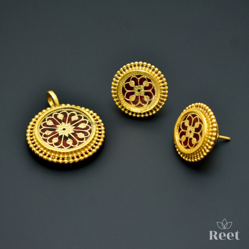 Shree Theva Kala Jewellery Set - A Reet Lifestyle Bestseller!