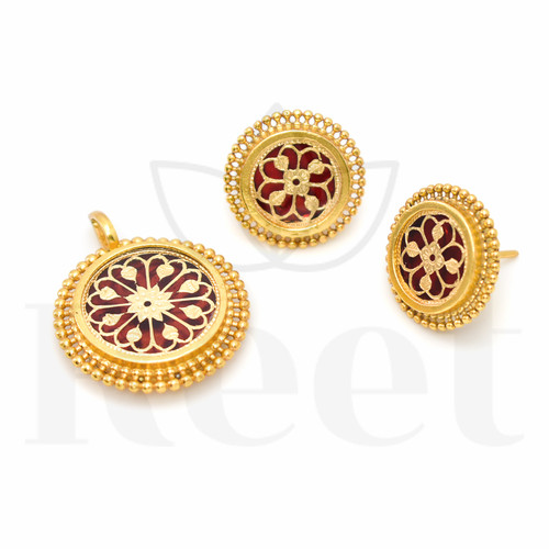 Shree Theva Kala Jewellery Set - A Reet Lifestyle Bestseller!