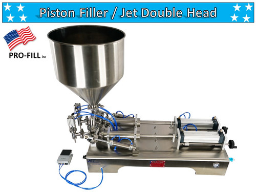 Jet Models Double Head (Air Only / Pneumatic) - Piston Filler Machine ...