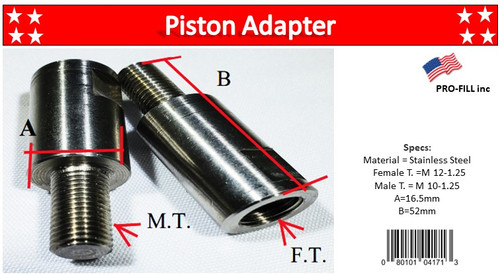 Piston Adapter | Pro-Fill Inc