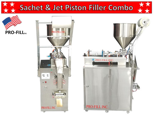 Sachet & Jet Piston Filler Combo | Pro-Fill Inc