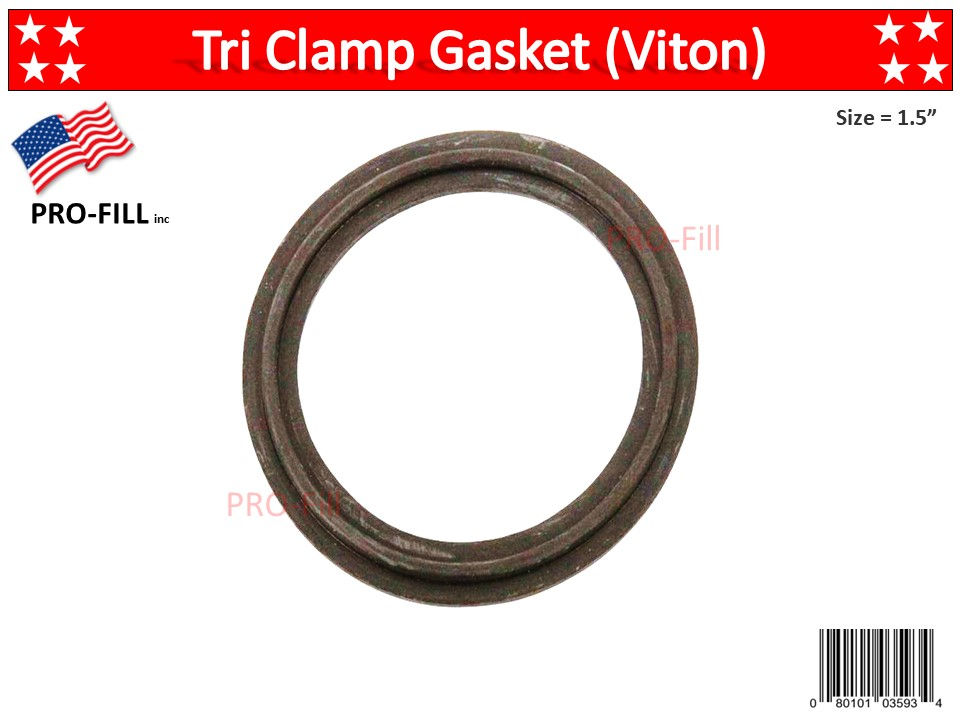 Tri Clamp Gasket (Viton) | Pro-Fill Inc