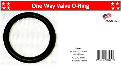 One Way Valve O-Rings | Pro-Fill Inc