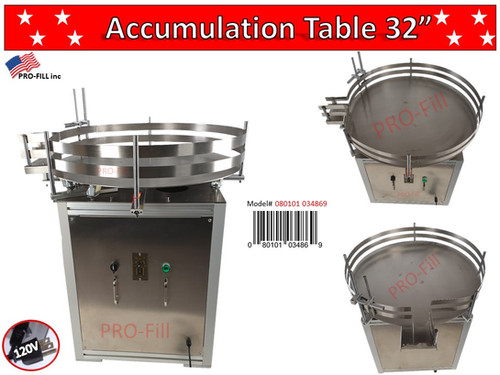 Accumulation Turn Table Rental | Pro-Fill Inc