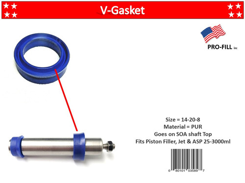 SOA Shaft V-Gasket | Pro-Fill Inc