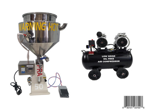 PRA-50 + Heated Hopper & Air Compressor #37006 | Pro-Fill Inc