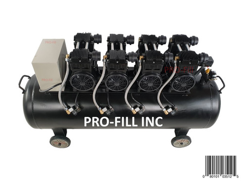 Air Compressors / Low Noise 130L-4xM #35125 | Pro-Fill Inc