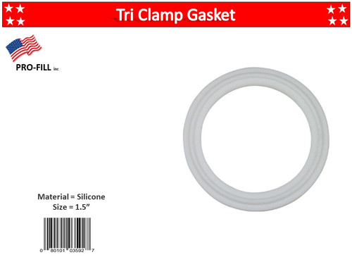 Tri Clamp Gasket (Silicone) | Pro-Fill Inc