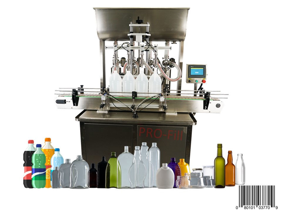 Automatic Piston Filling Machine Jet-PRO 4x500 (316 Stainless Steel ...