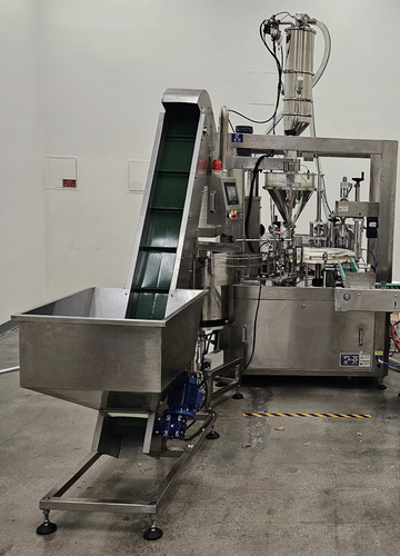 Auger Filler, bottle loader, lid loader, Vacuum loading, capper ...