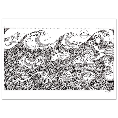 Waves Print | Colour Buddy UK