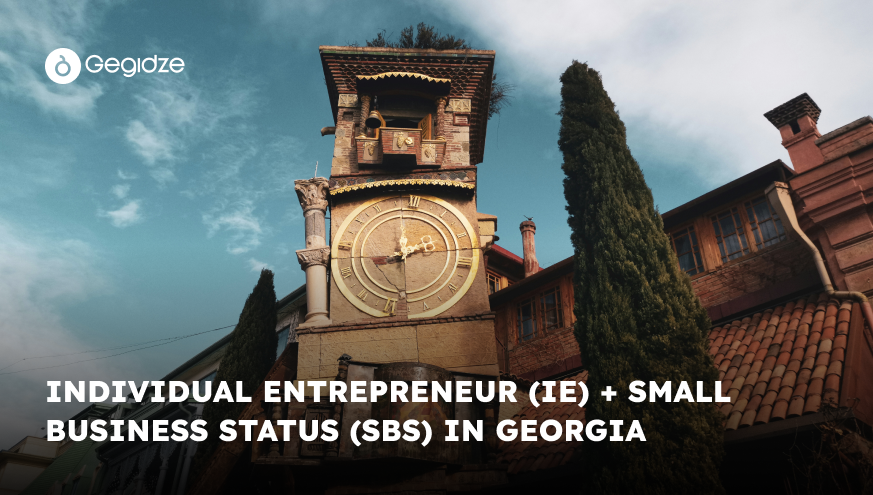 Individual Entrepreneur (IE) + Small Business Status (SBS) in Georgia