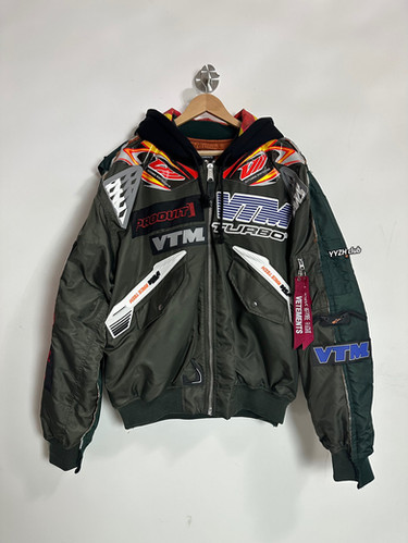 VTM x Alpha Industries Racing Bomer Jacket | highstreetporter