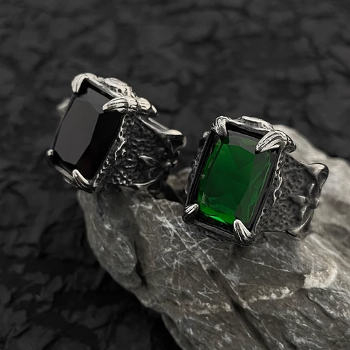 Gothic Gem Ring in 2 Colors | highstreetporter