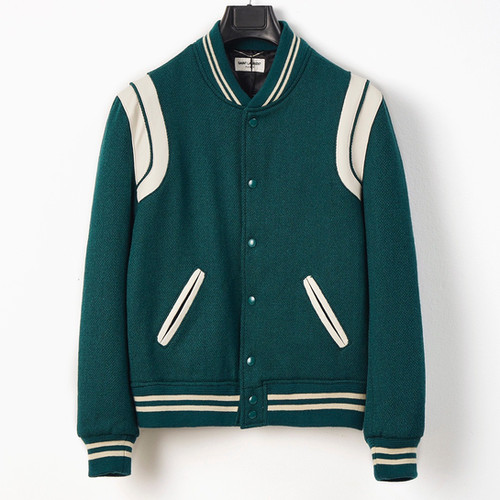 Wool Teddy Jacket in Green | highstreetporter