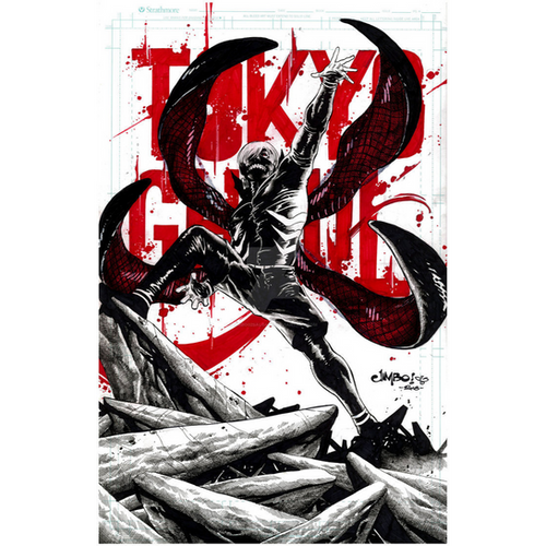 Tokyo Ghoul Canvas Poster Kaneki in Ghoul Form | Rebel Yell Online
