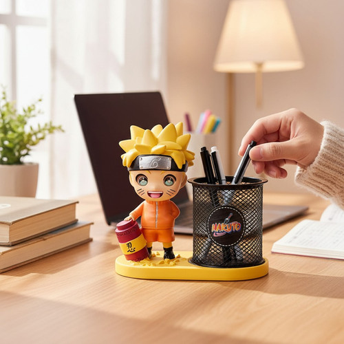 Naruto Chibi Naruto Pen Holder Desk Organizer | Rebel Yell Online