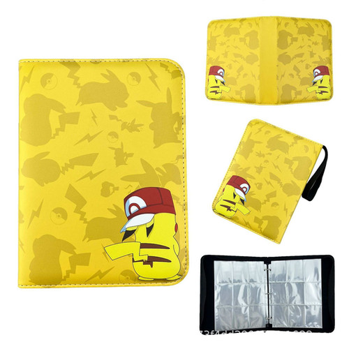 Pokémon Card Binder – Pikachu in Cap Design – Holds 400 Cards | Rebel ...