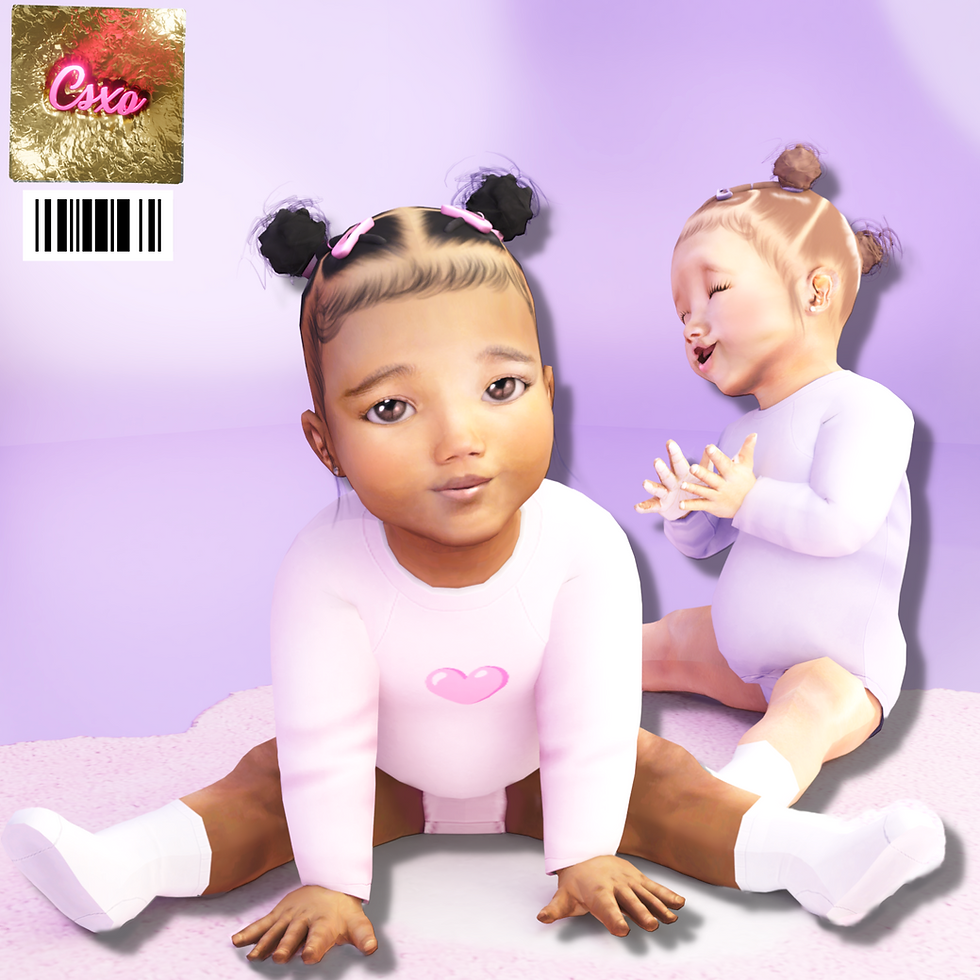 Elle Infant Hair | Cecesims Xo