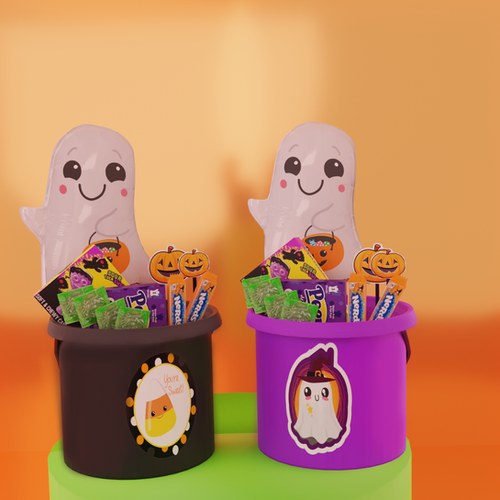 Spooky Treat Buckets | Cecesims Xo