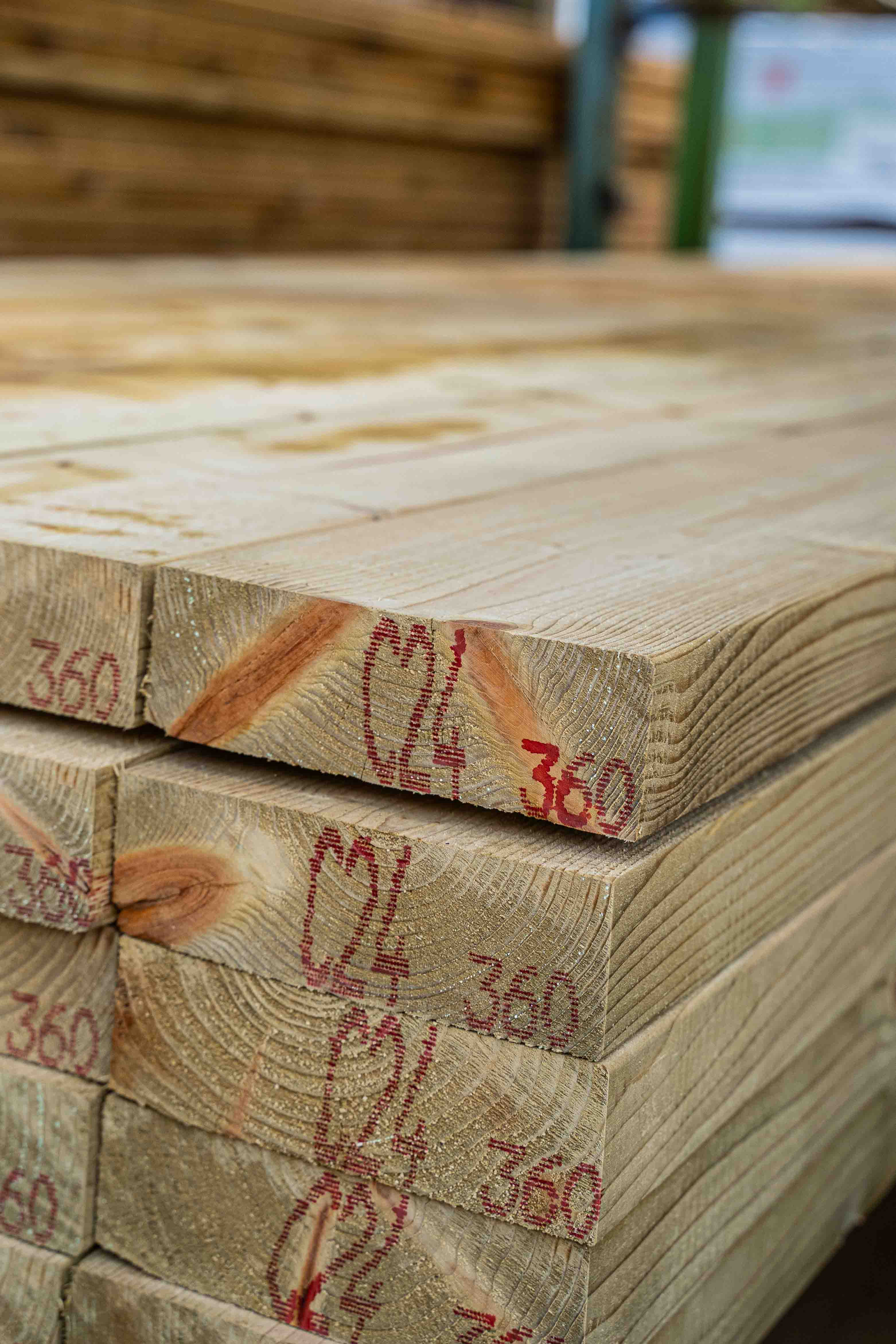 Treated Timber C24 47x125mm | SWM Builders Merchants, Lydney ...