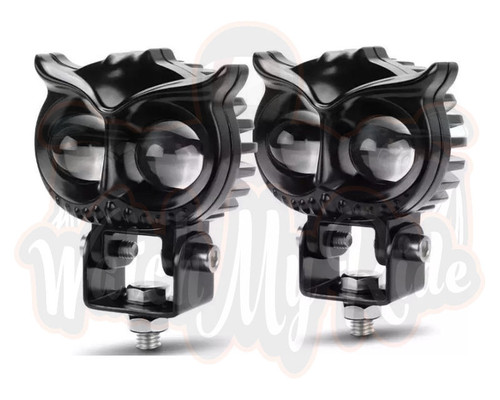Headlight/Spotlights 12-80V Owl design for e-scooters, moto etc ...