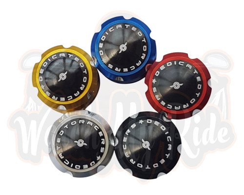 Axle nut covers set of 2 (b) for scooters, bikes, motorcycles | WatchMyRide