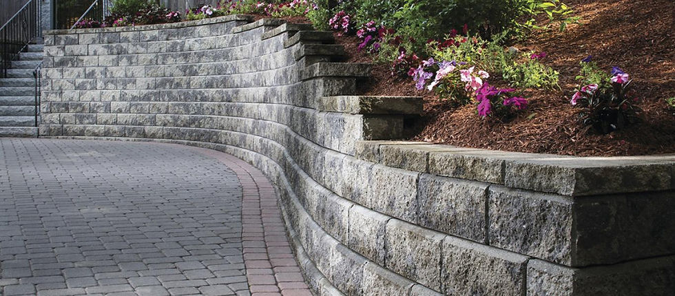 Segmental Retaining Walls & Freestanding Walls | TLC Supply, Inc ...
