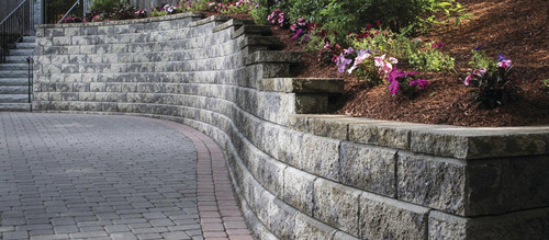 Allan Block 6 Degree Retaining Wall | TLC Supply, Inc. Quincy, MA
