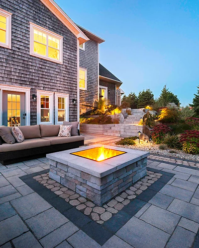 Techo Bloc Prescott Fire Pit | TLC Supply, Inc. Quincy, MA