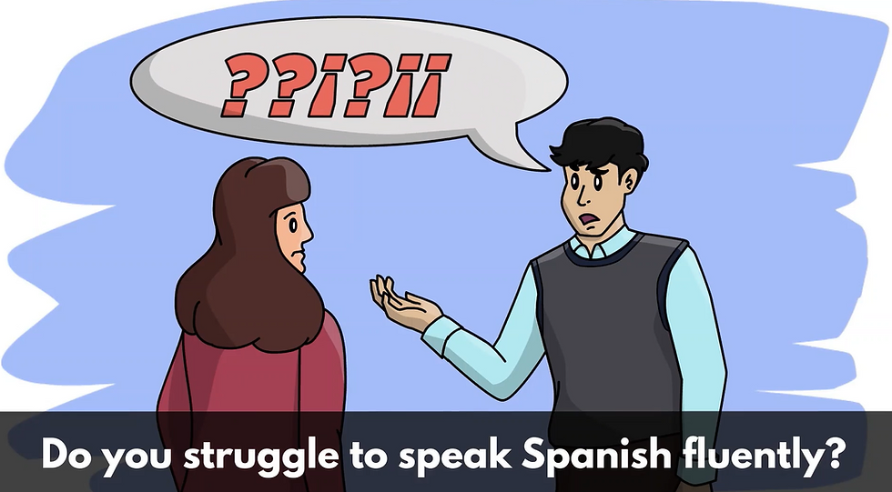 How to actually speak Spanish fluently