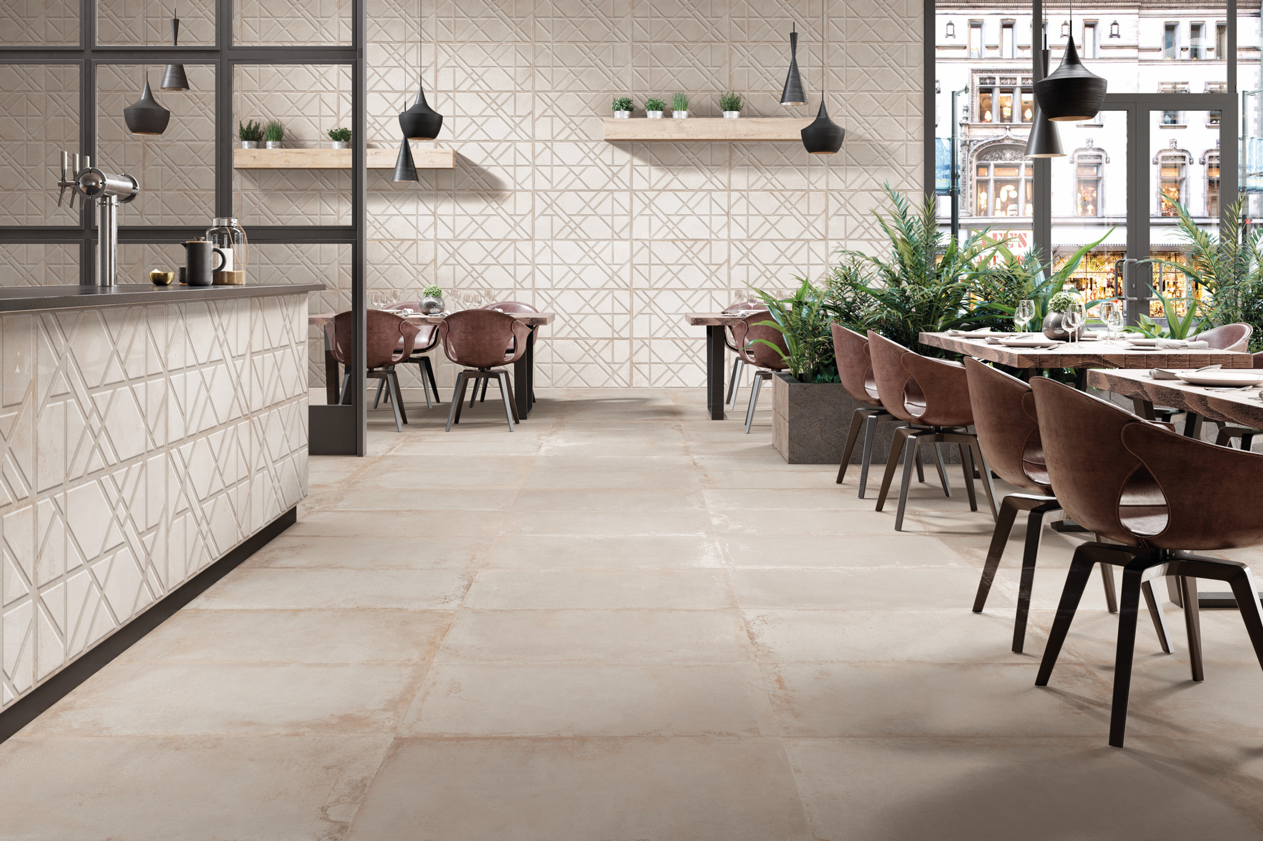 3-Dimensional Rustic Porcelain Tiles | Mirrella