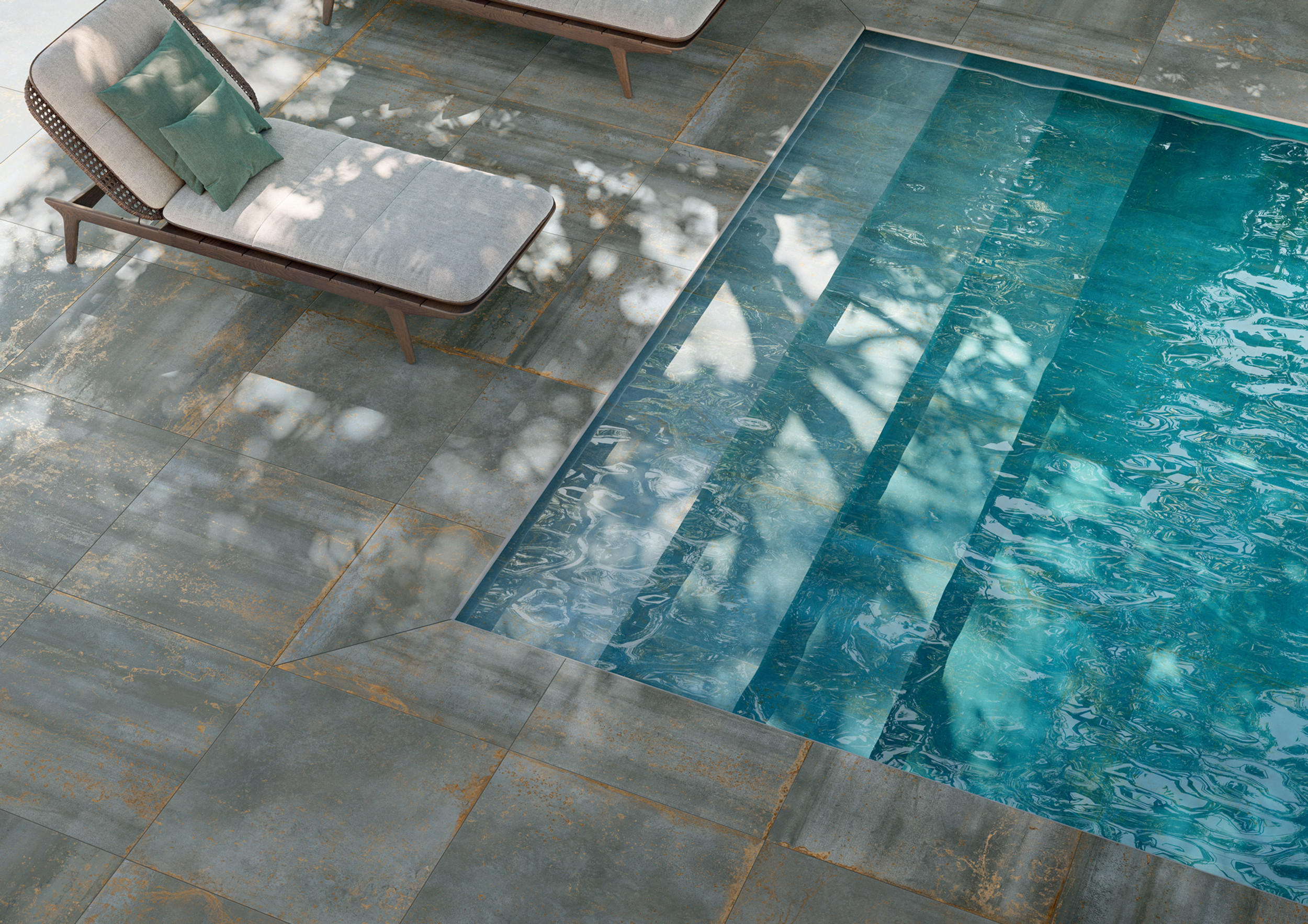 Oxide Metal & Rustic Porcelain Tiles | Mirrella