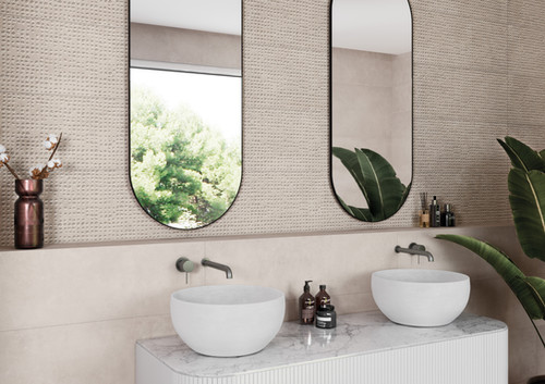 Gravity Art 3-D 12x40 Ceramic Tile | mirrella