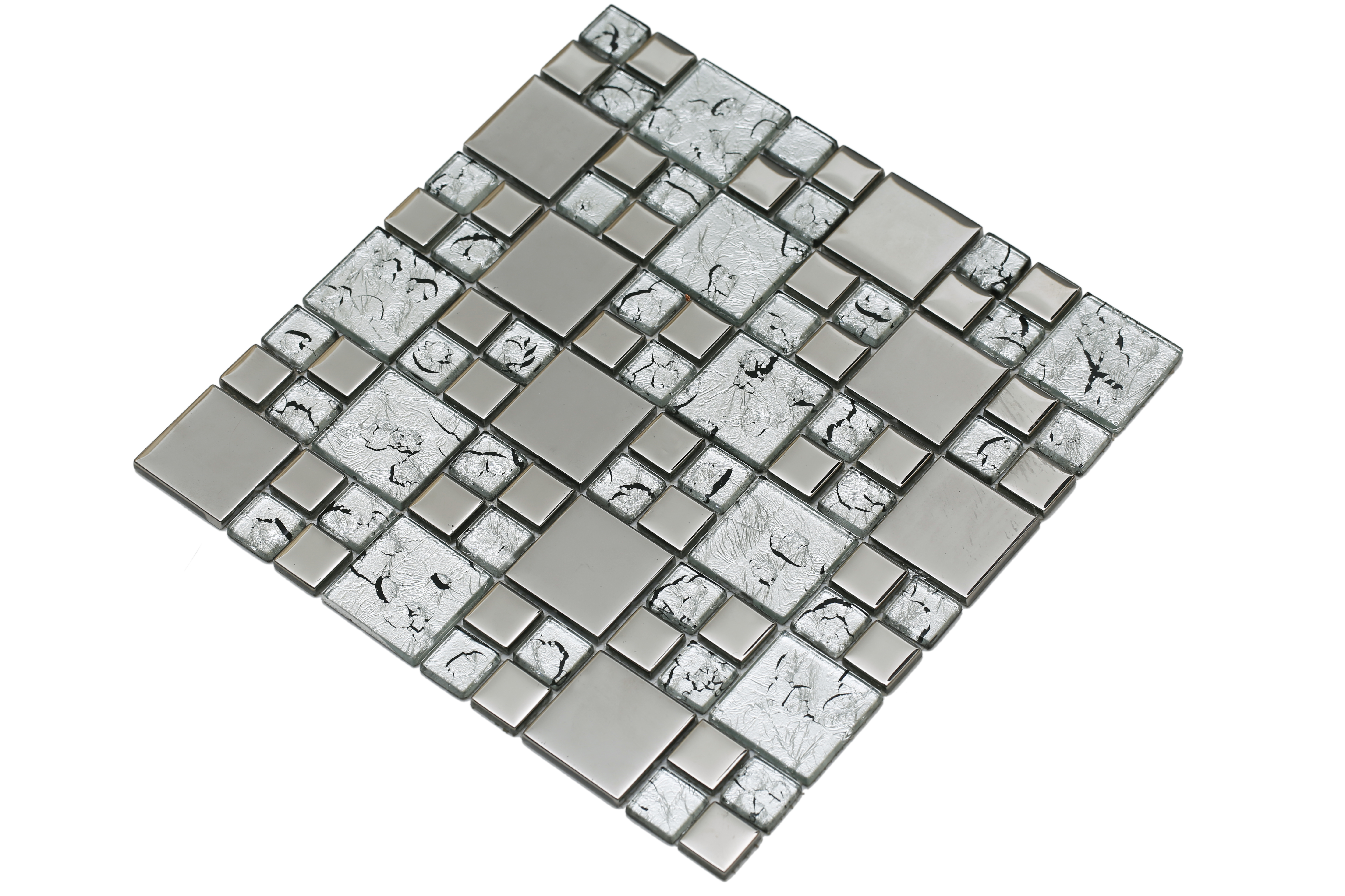 Silver Metallic Tile & Backsplash | Dallas | Mirrella.com