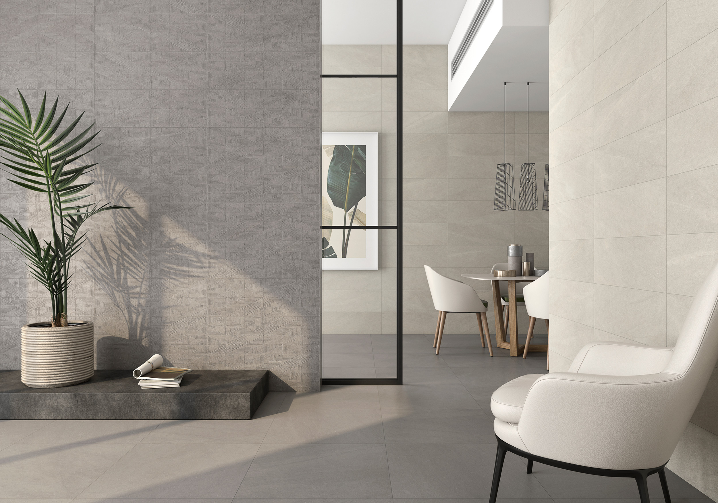 Commercial Floor Tiles | Gris Porcelain Tiles | Mirrella
