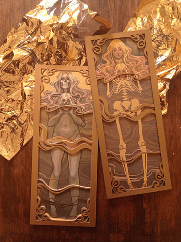 Skeleton Pair [METALLIC PRINT] | INT Joanacchi