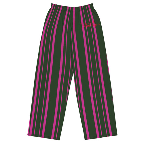 "Watermelon Racers" wide-leg pants | Posh Heat