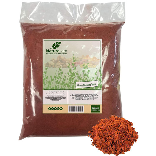 Ground Annatto Seed Powder 3 LB | Naturejamusa.com