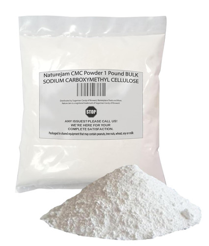 CMC Powder 1 Pound BULK-SODIUM CARBOXYMETHYL CELLULOSE | Naturejamusa.com