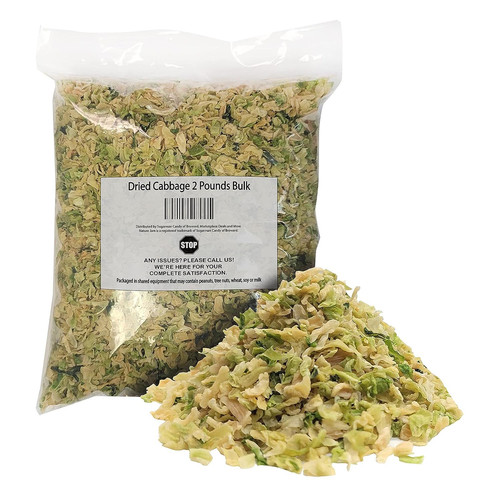 Dehydrated Dried Cabbage 2 Pounds | Naturejamusa.com