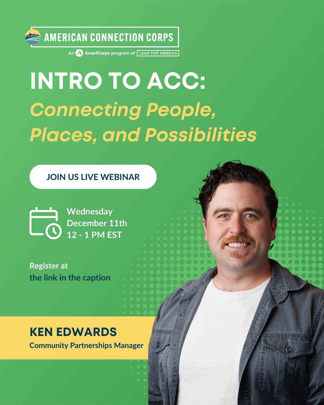 Introduction to the American Connection Corps: Connecting People, Places, and Possibilities ...