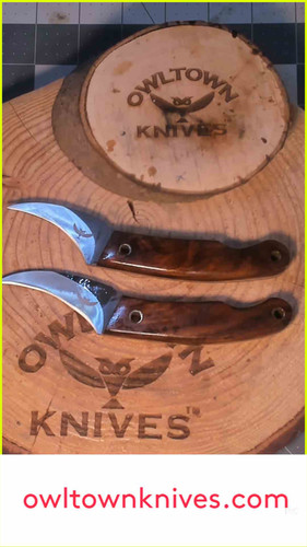 Pivia Moon, a Pikal Elvia style Hybrid knife | Owltown Traders