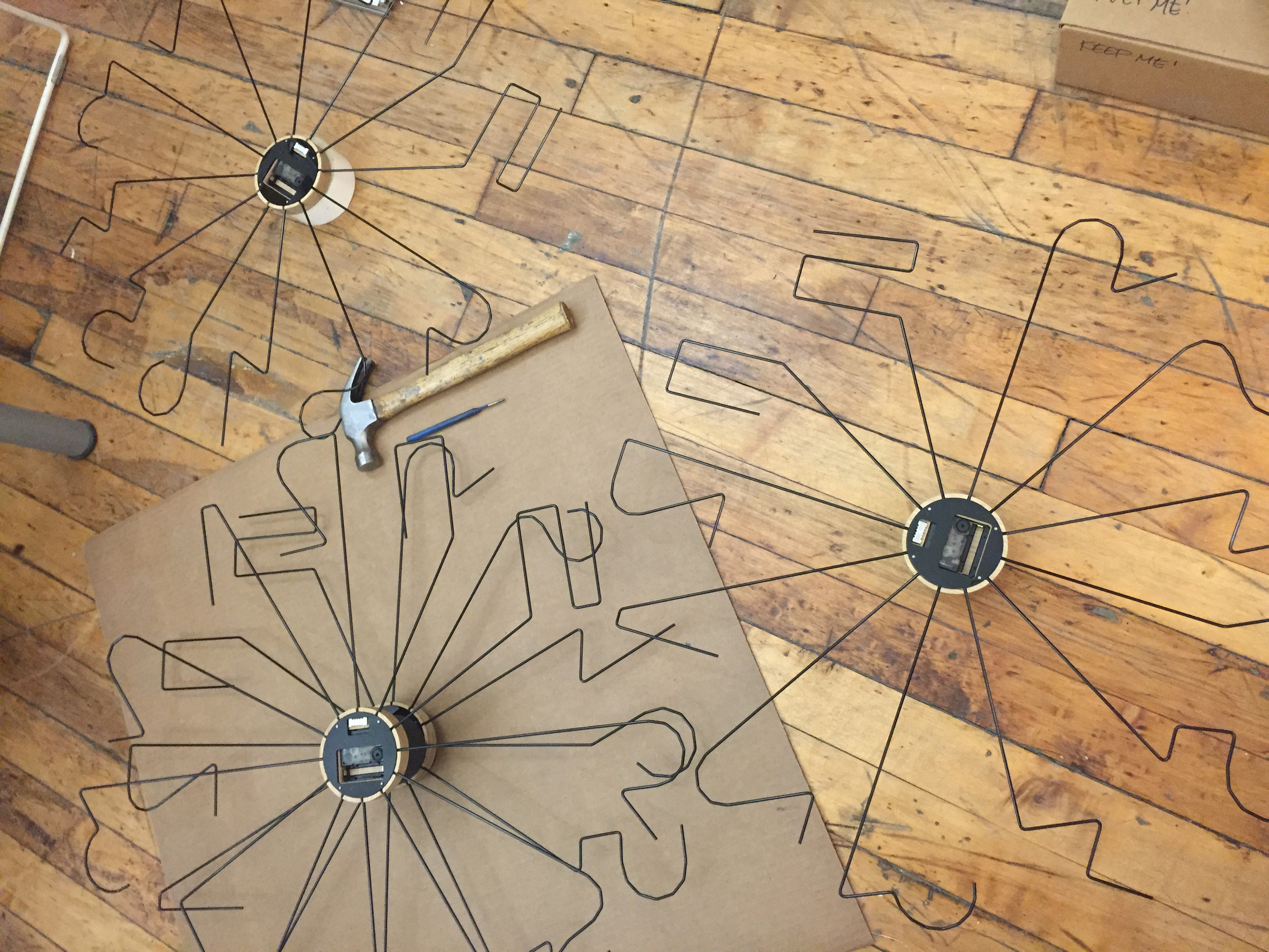 Designing a wire clock | Pensa Labs