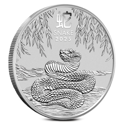 2025 - Australia - 1oz. - Snake - Lunar Collection (BU) | Aspire Silver Co.